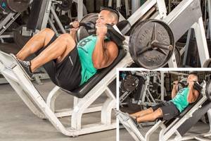 Hack squats in the Hackenschmidt machine: technique of performing the ...