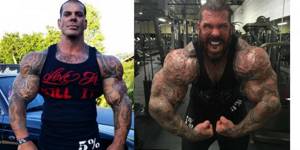 Rich Piana at 18 years old photo of the athlete in his youth